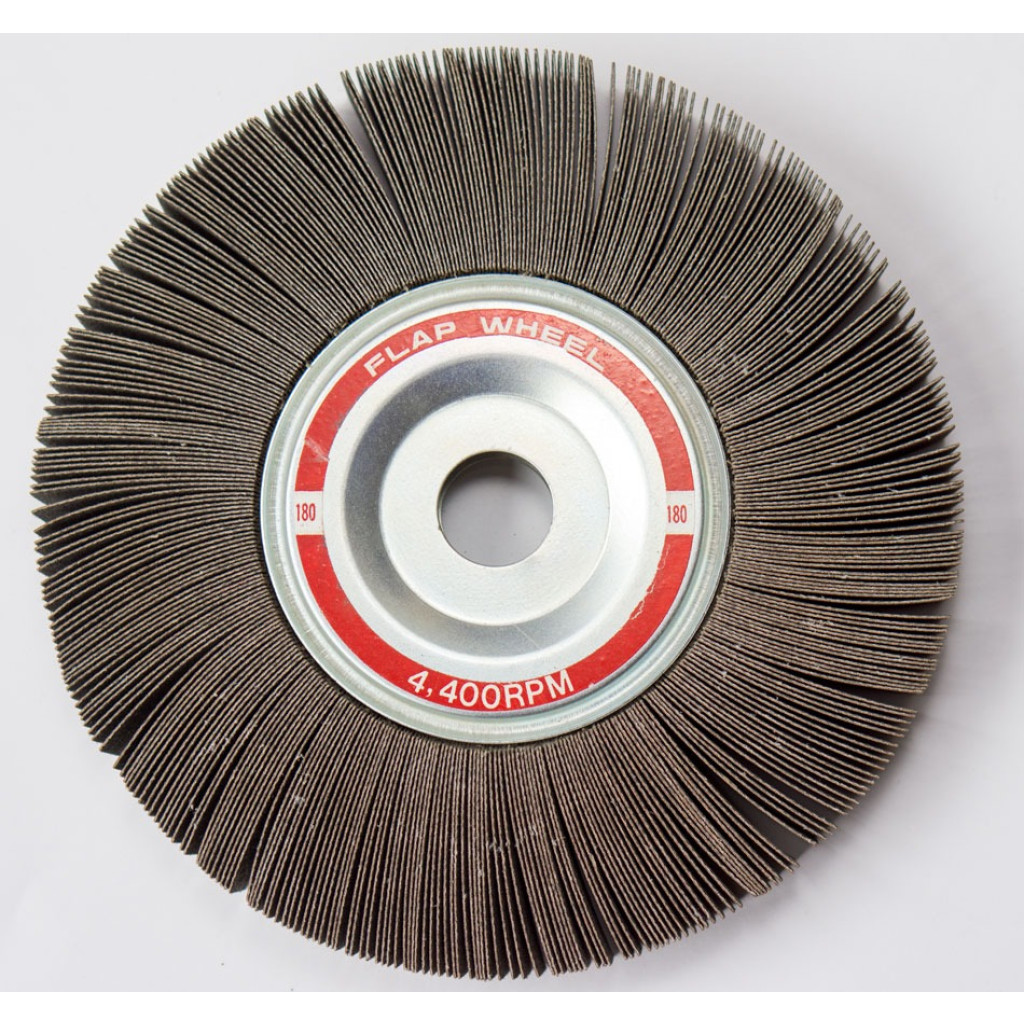 buy 8" X 1" X 1" Abrasive Flap Wheel for Bench Grinder 120 Grit